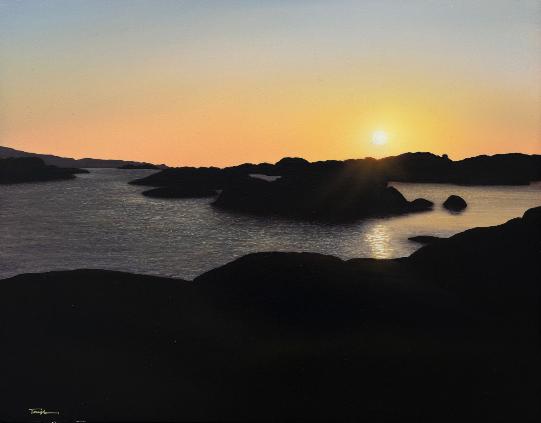 ardtoe sunset | andrew tough | Resipole Studios