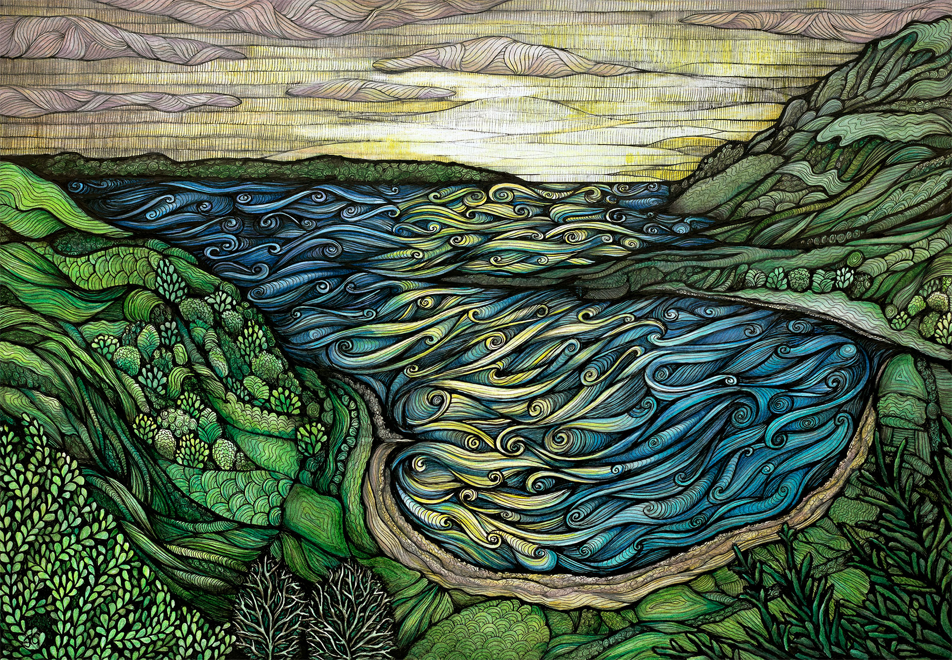 dusk, camas nan geall | jennifer guest | Resipole Studios