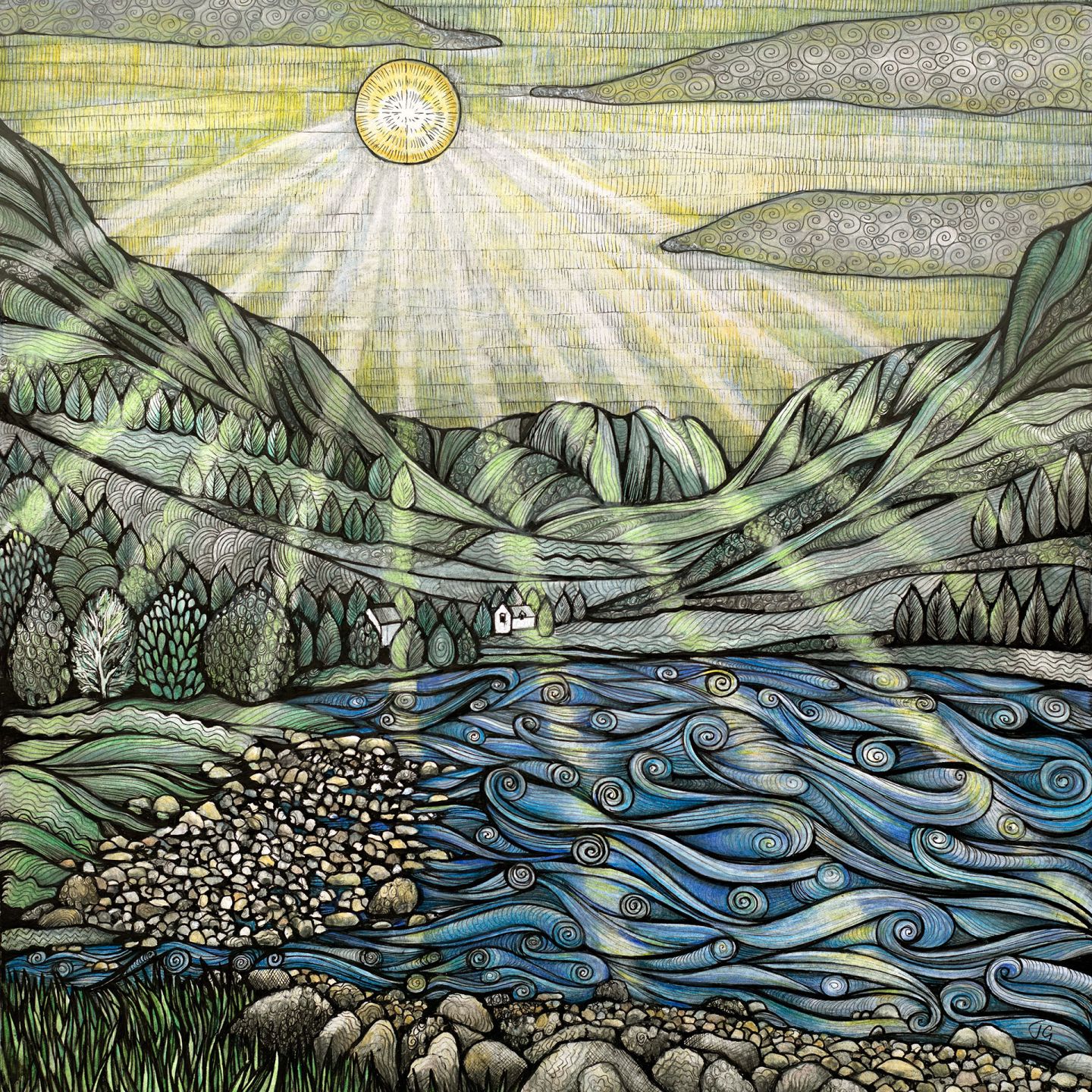 east view, loch sunart | jennifer guest | Resipole Studios
