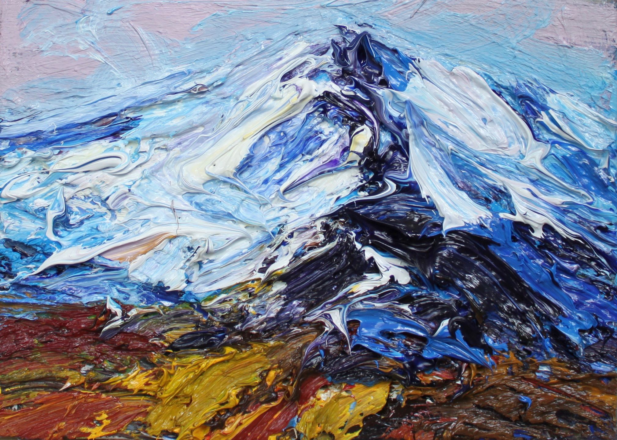 Spring Snow Beinn Eighe Jonathan Shearer Resipole Studios